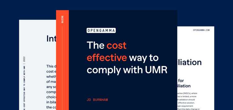 Collateral Management Software for Derivatives | OpenGamma